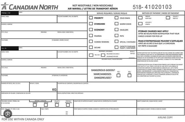Flying Truck (CBSA Cargo Exemption) - BorderConnect Wiki