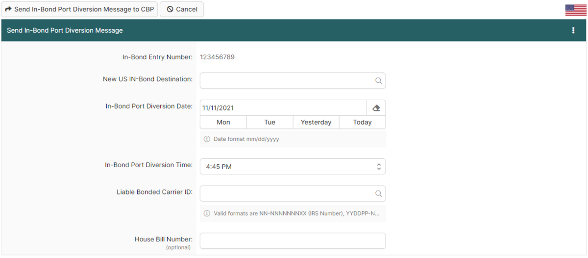 Reporting In Bond Arrivals and Exports (U.S. In-Bond Manager ...