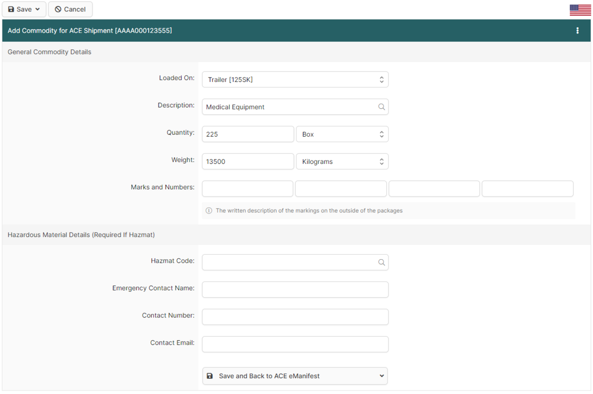 Creating and Submitting a New ACE Manifest (ACE Manifest ...