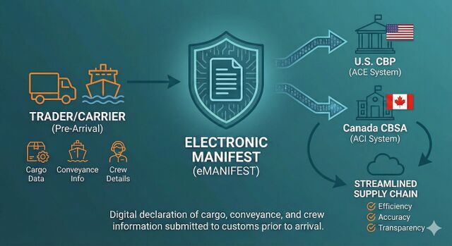 Electronic Manifests (Customs Glossary Guide) - BorderConnect Wiki