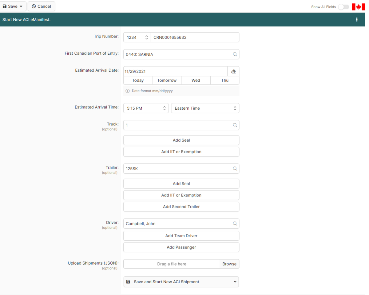 Preparing Partial ACI eManifests in Two Carrier Scenarios (ACI ...