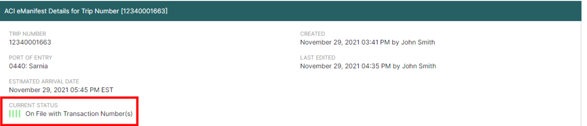 Creating and Submitting a New ACI eManifest (ACI eManifest) - BorderConnect Wiki