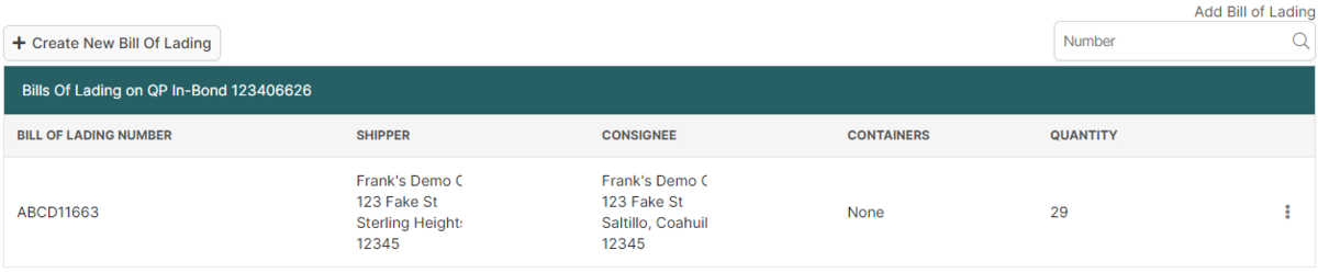 QP In-Bond Details for In-Bond Page (U.S. In-Bond Manager ...