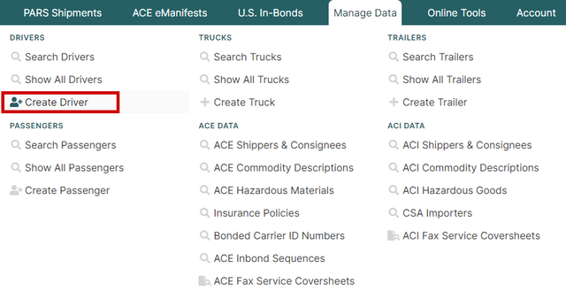 File:Create-driver-menu-option.png - BorderConnect Wiki